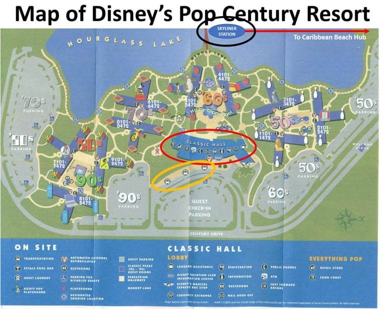 Theming and Accommodations at Disney's Pop Century Resort ...