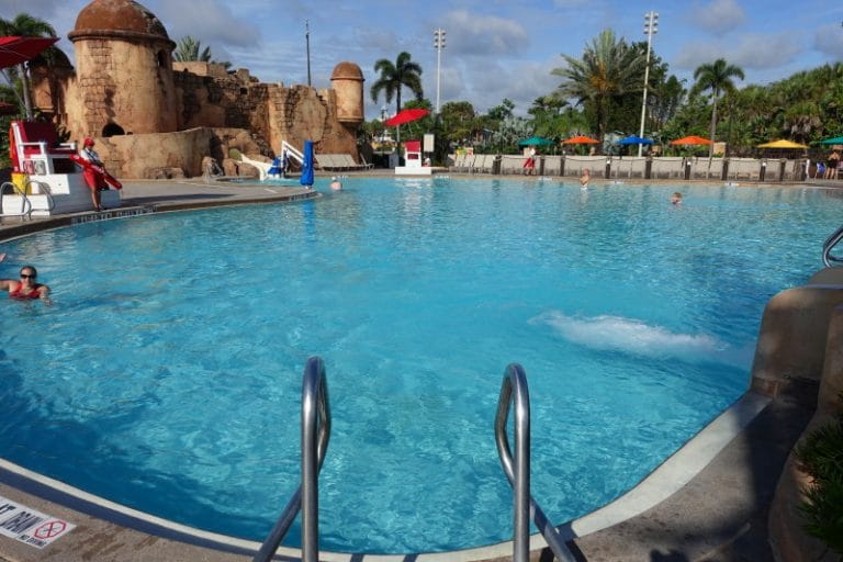 Review: The Fuentes del Morro Pool at Disney's Caribbean Beach Resort ...