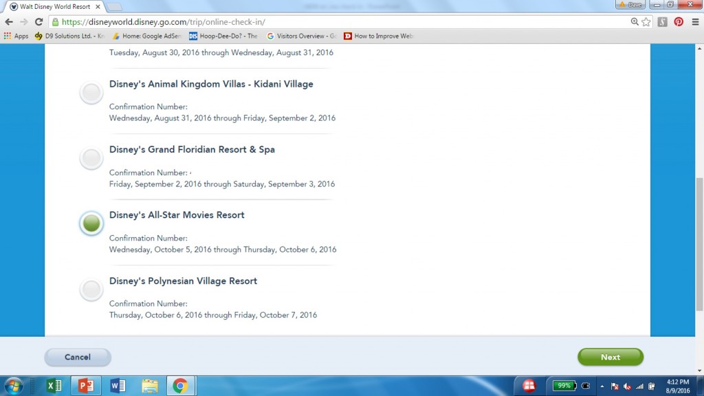 New Disney World Online Check-in Forms Allow You to Request “Connecting ...