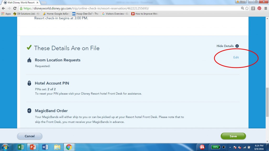 New Disney World Online Check-in Forms Allow You to Request “Connecting ...