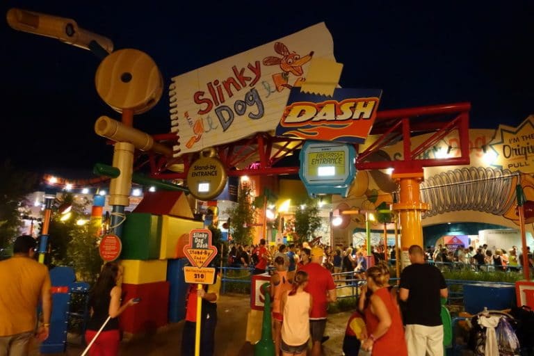 Slinky Dog Dash in Toy Story Land in Disney's Hollywood Studios ...