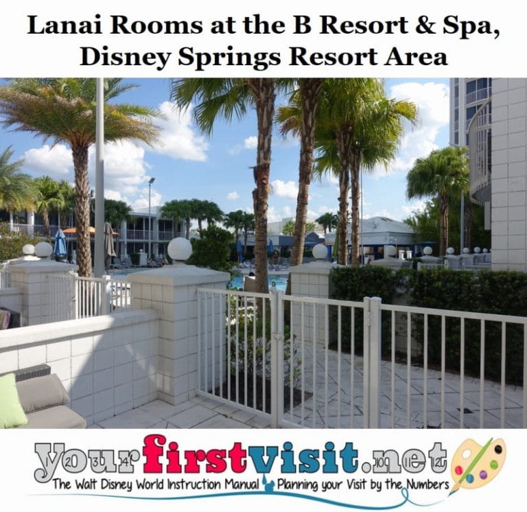 Photo Tour of A Lanai Building Room at the B Resort & Spa, Disney ...