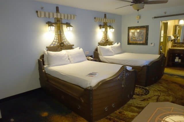 Pirate Rooms at Disney's Caribbean Beach Resort - yourfirstvisit.net
