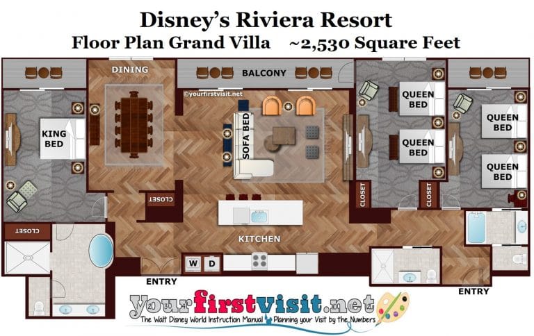 Theming and Accommodations at Disney's Riviera Resort - yourfirstvisit.net