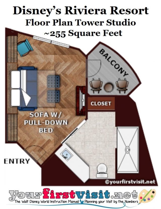 Theming and Accommodations at Disney's Riviera Resort - yourfirstvisit.net