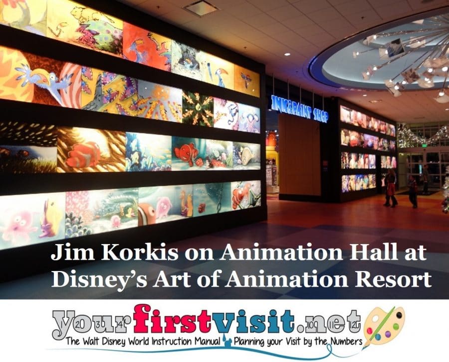 A Friday Visit with Jim Korkis: Animation Hall at Disney's Art of ...