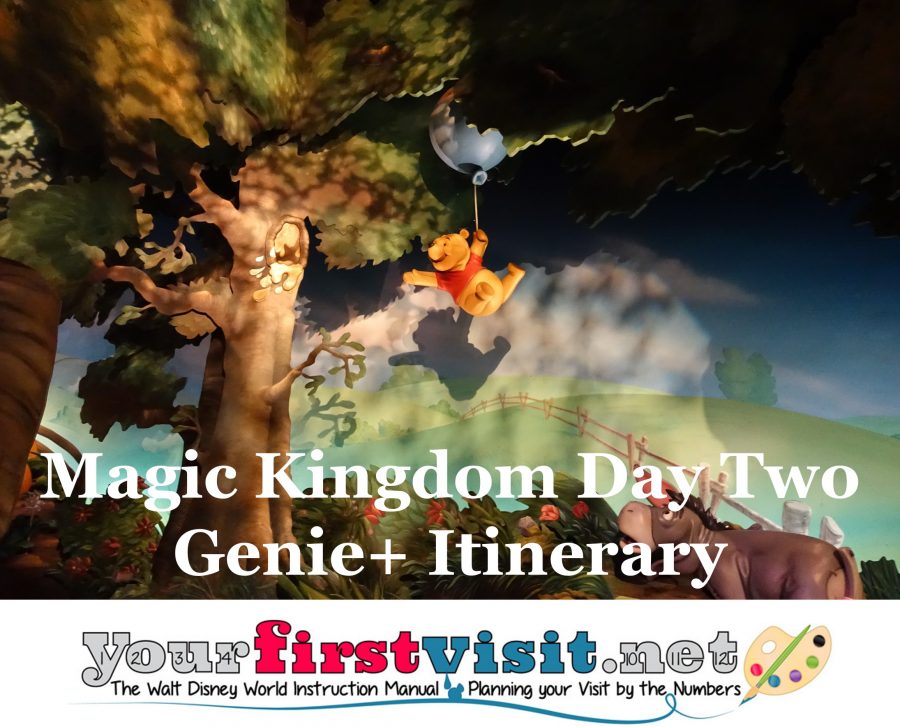 Magic Kingdom Day 2 Disney World Genie+ Itinerary - yourfirstvisit.net