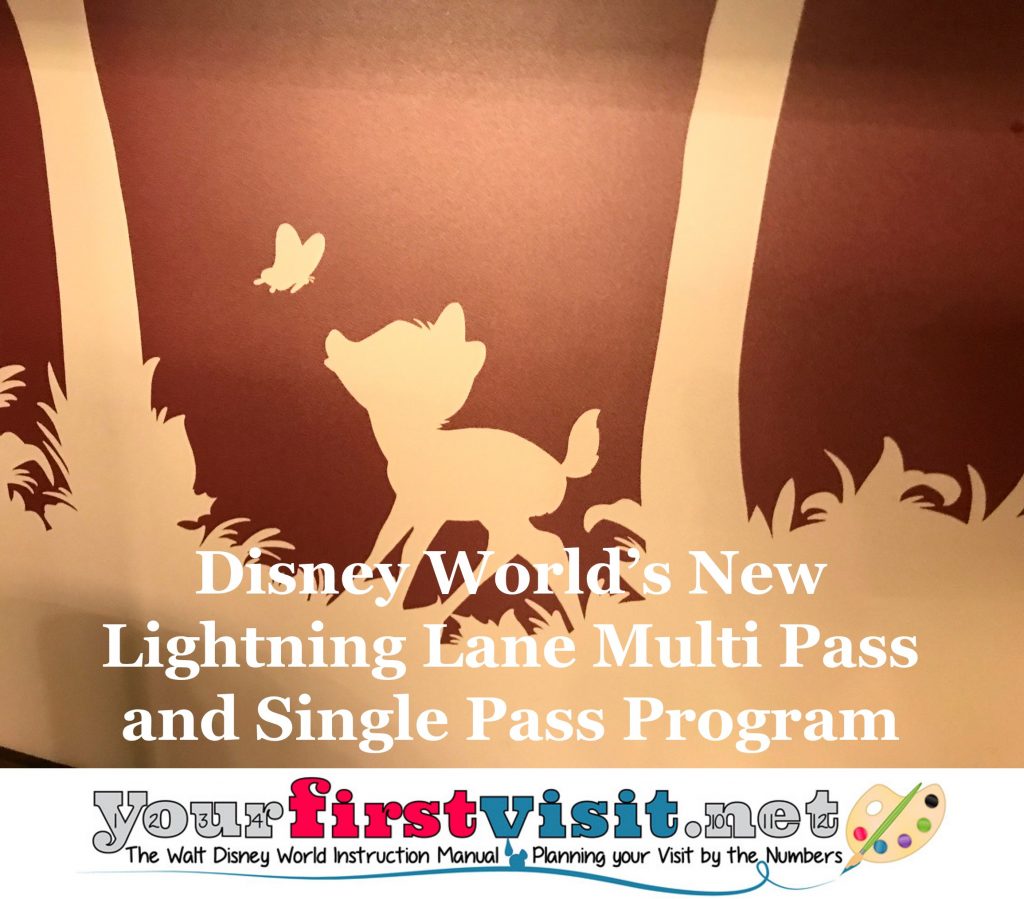 Disney World's New Lightning Lane Single Pass and Multi Pass Program ...