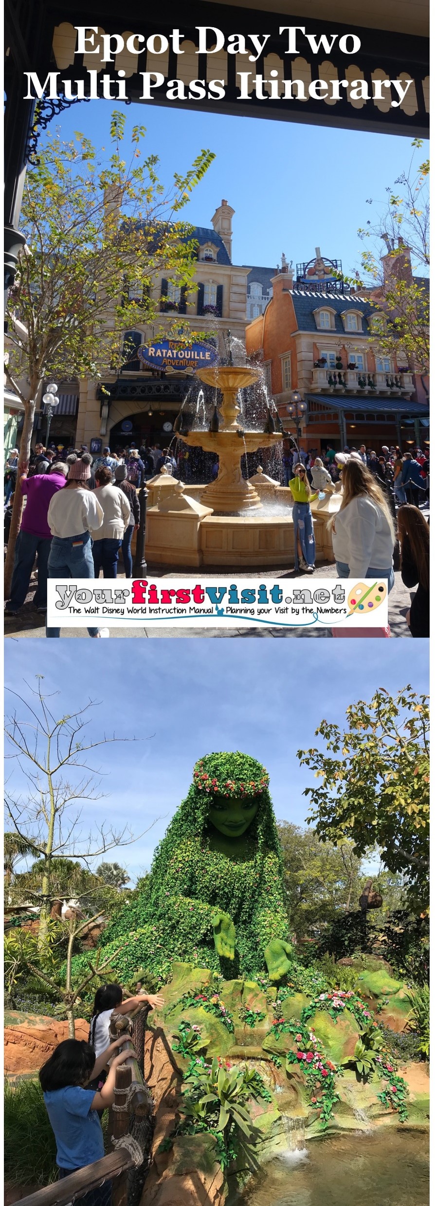 Epcot Day 2 Disney World Multi Pass Itinerary with Tiana ...