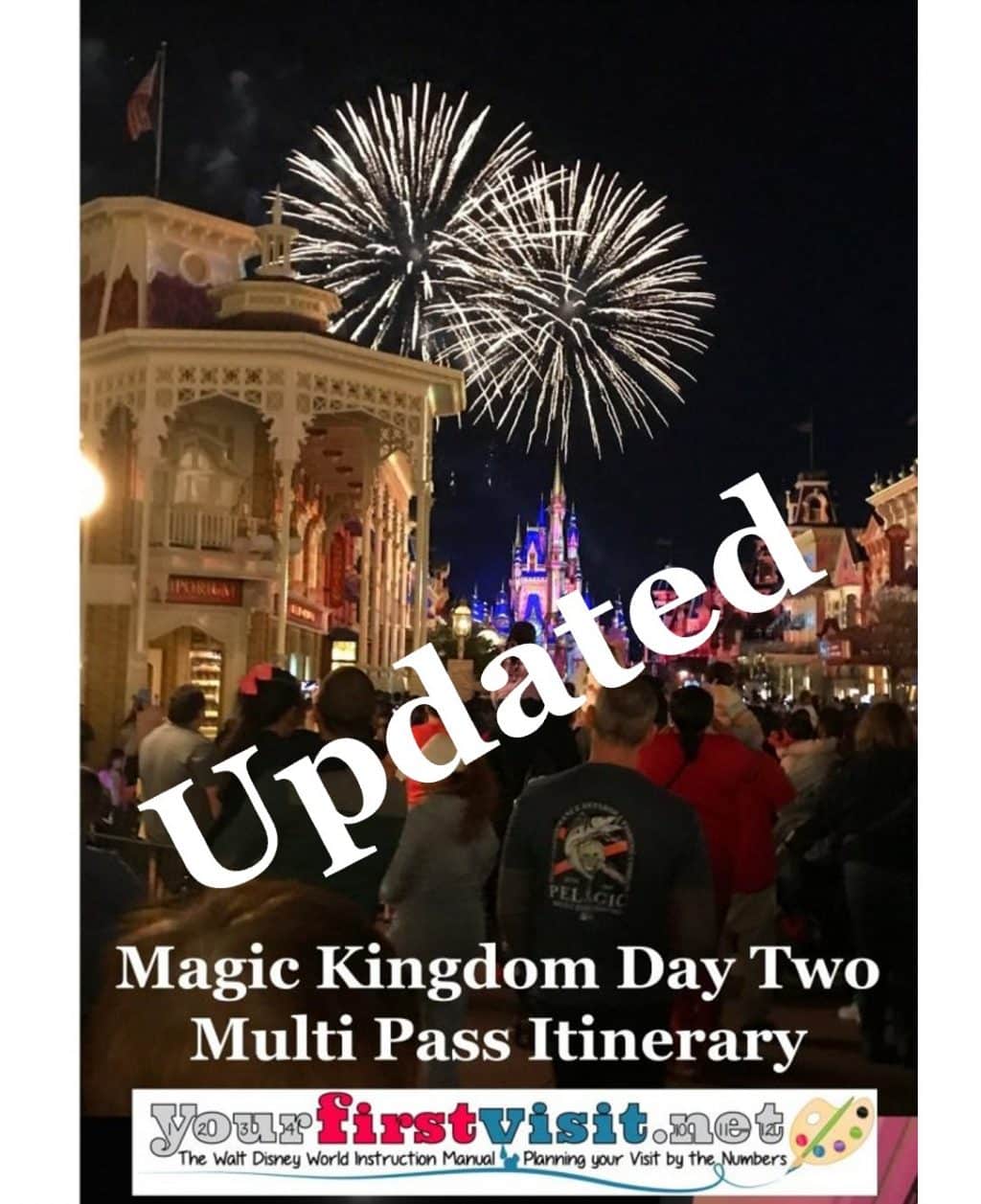 Magic Kingdom Day 2 Disney World Multi Pass Itinerary with Test Track ...
