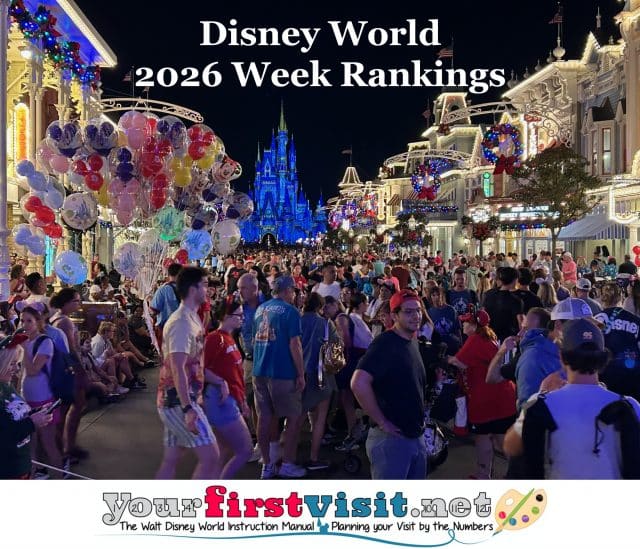 2026 Disney World Week Rankings - yourfirstvisit.net